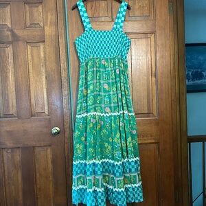 Spell | Dresses | New Spell Flora Strappy Maxi Dress In Citrus Crush ...